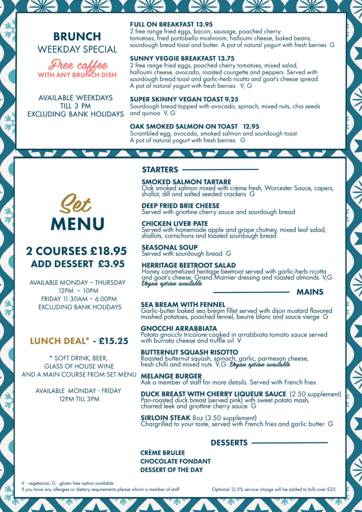 Melange Set Menu | Melange